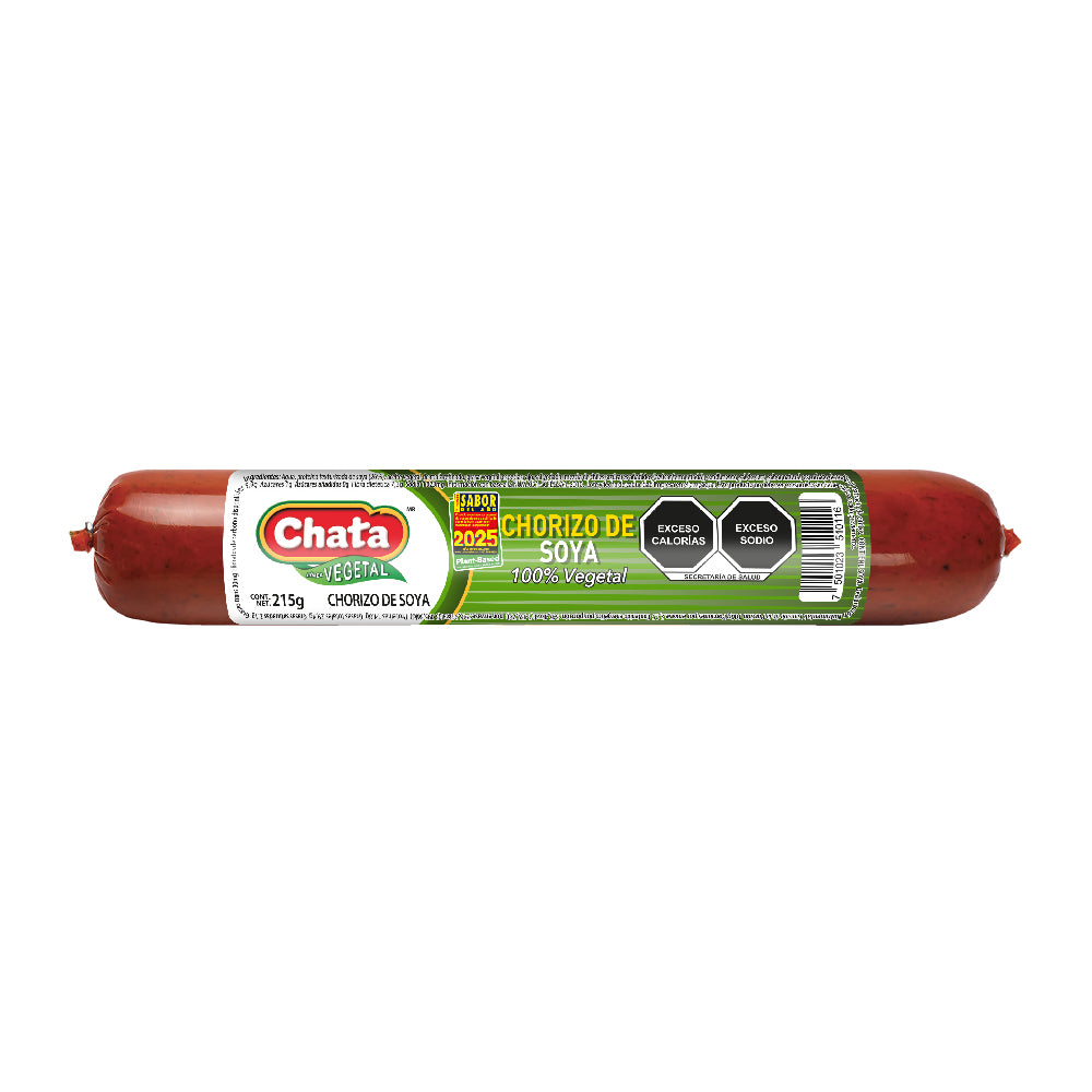 Chorizo de Soya 215g -Chata – Abasto Vegano