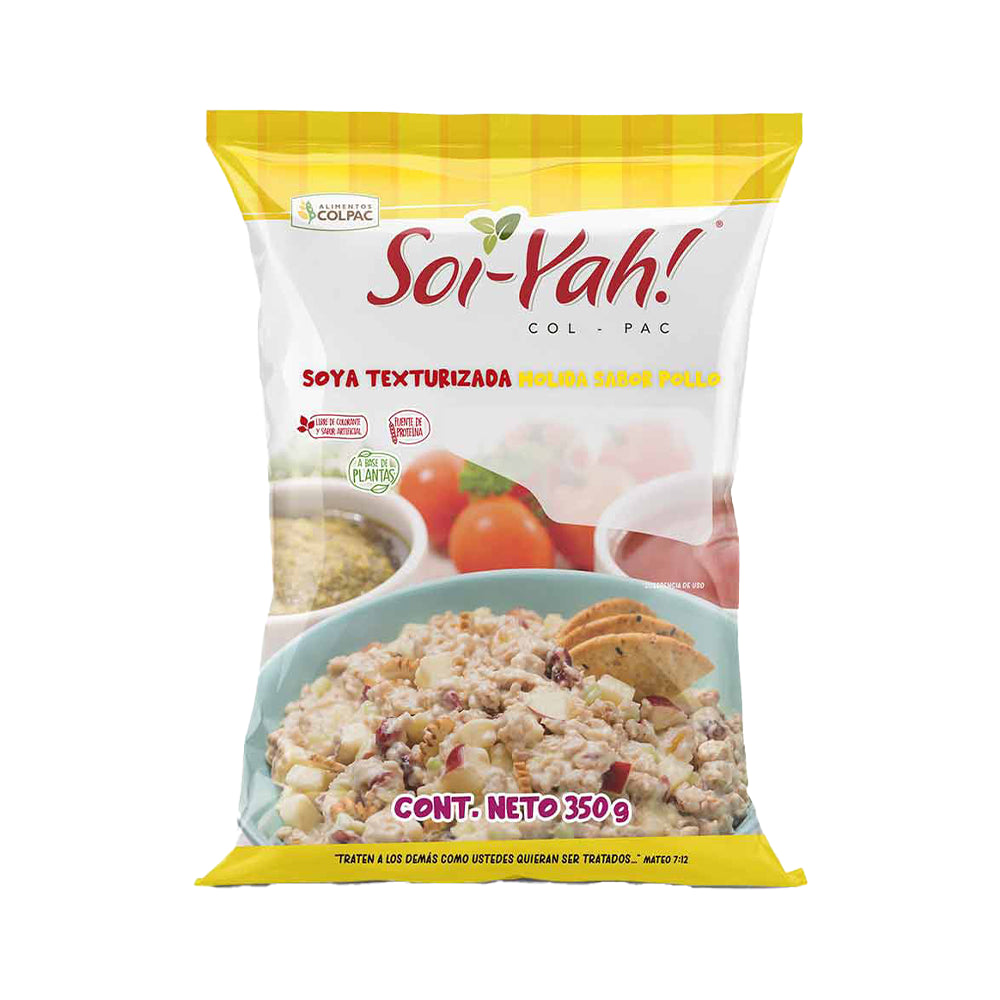Soya Texturizada Molida Sabor Pollo 350g - Soi-Yah! | - Abasto Vegano