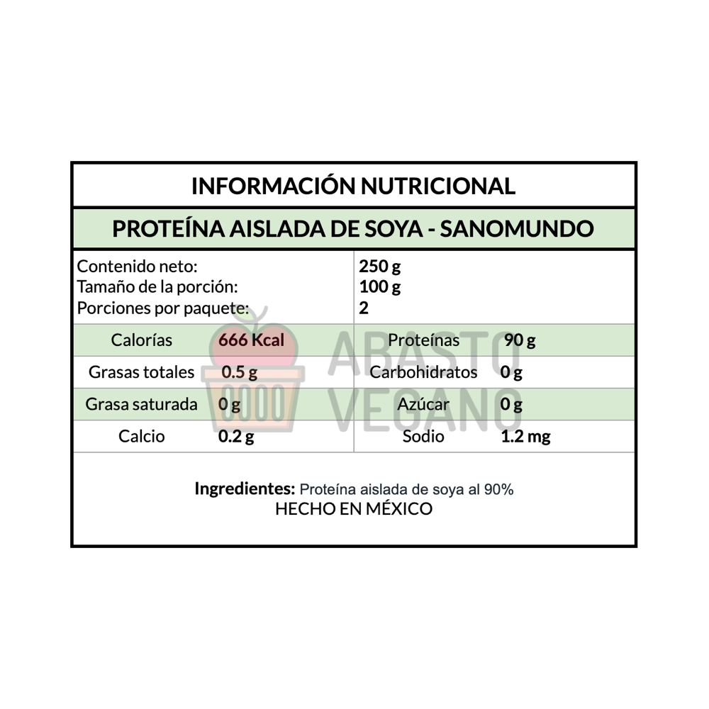 Prosoy 90%, Proteína de soya - Sano Mundo | Sano Mundo - Abasto Vegano
